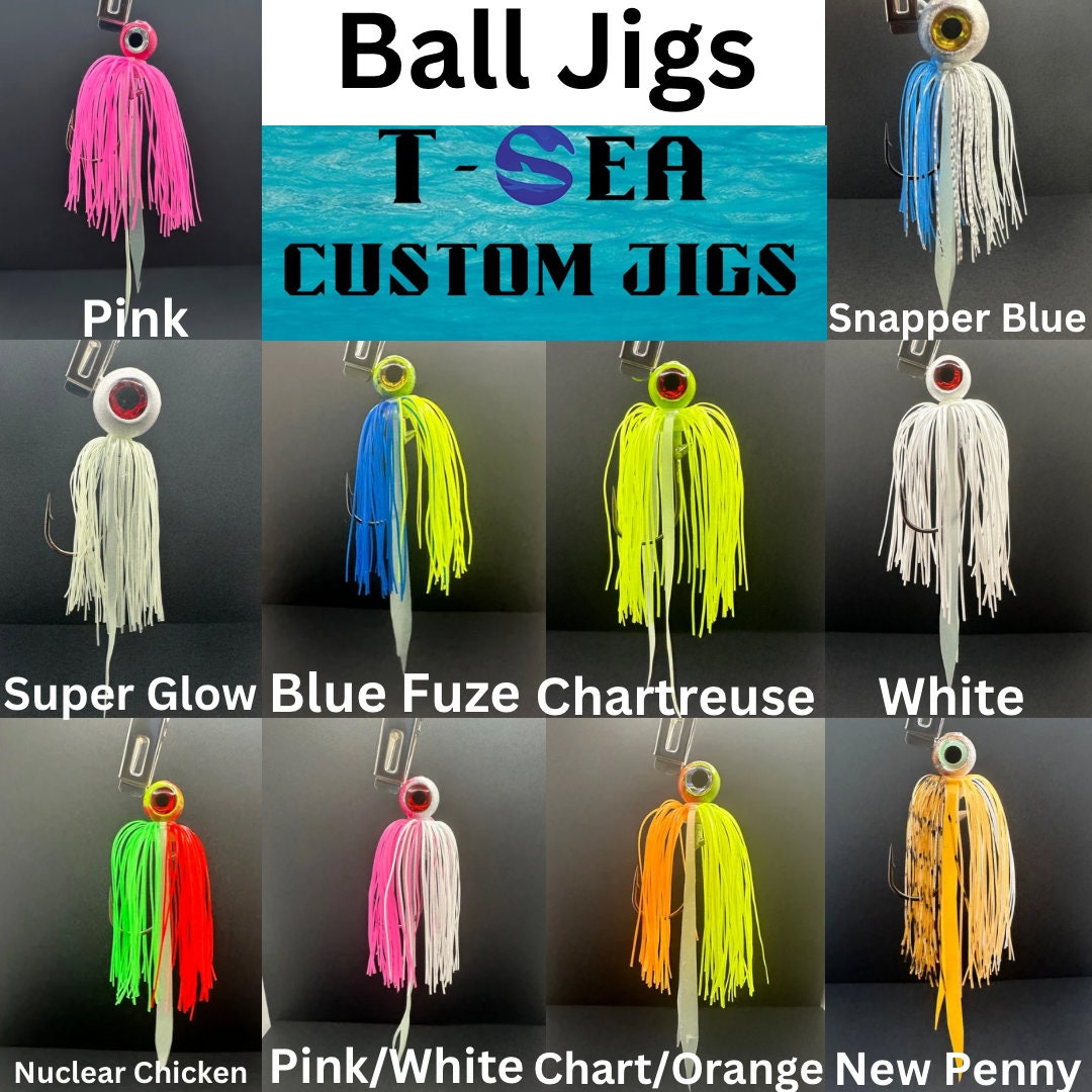 T-sea Jigs: Silly Skirt Ball Jigs - Etsy