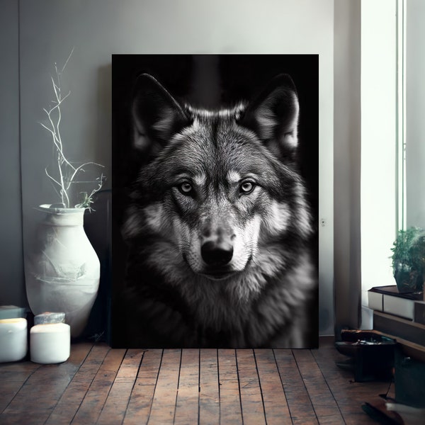 Wolf Portrait - Etsy