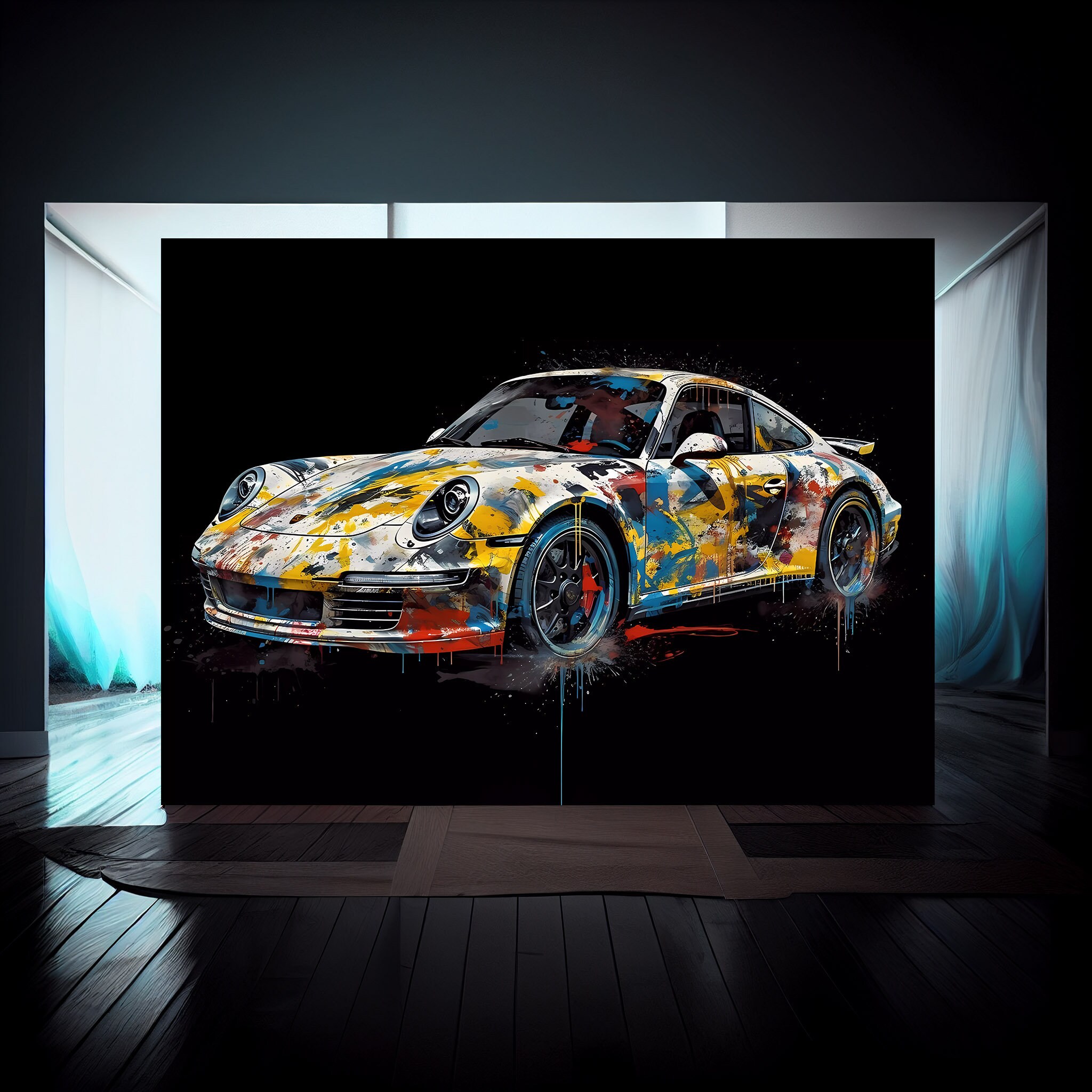 Canvas Art Porsche 911 Wall Art Porsche 911 Wall Print Gift - Etsy
