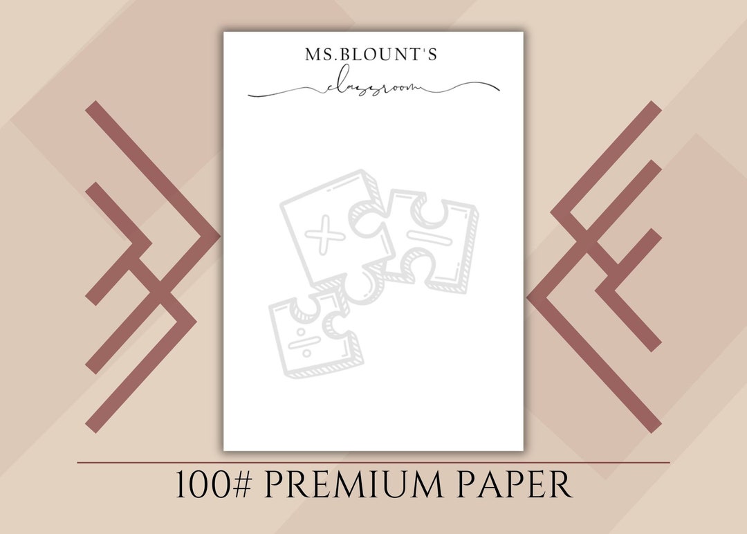 Personalized Teacher Notepad Notepads for Teachers Lined Notepads ...