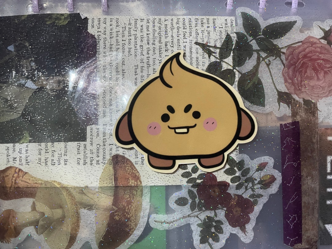 Shooky BT21 Sticker | Waterproof Vinyl Sticker, K-pop BTS Sticker, BTS ...