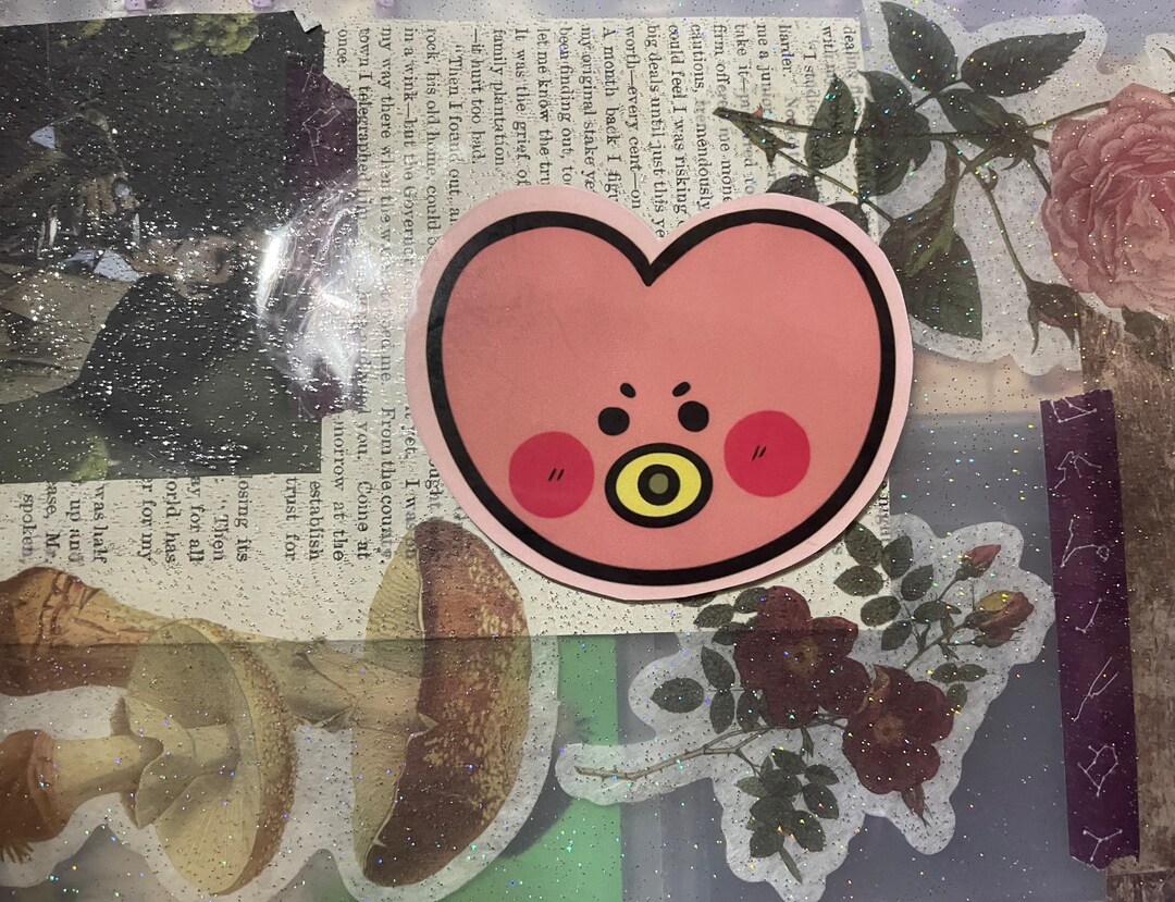 Tata BT21 Sticker | Waterproof Vinyl Sticker, K-pop BTS Sticker, BTS ...