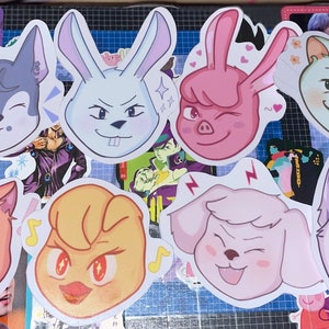 Wolf Chan Skzoo Sticker | Waterproof Vinyl Sticker, K-pop Sticker, Stray Kids Merch, Handmade ...