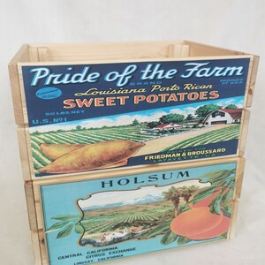 Vintage Fruit Crate Label, Kitchen Decor, Old Apple Crate Labels ...