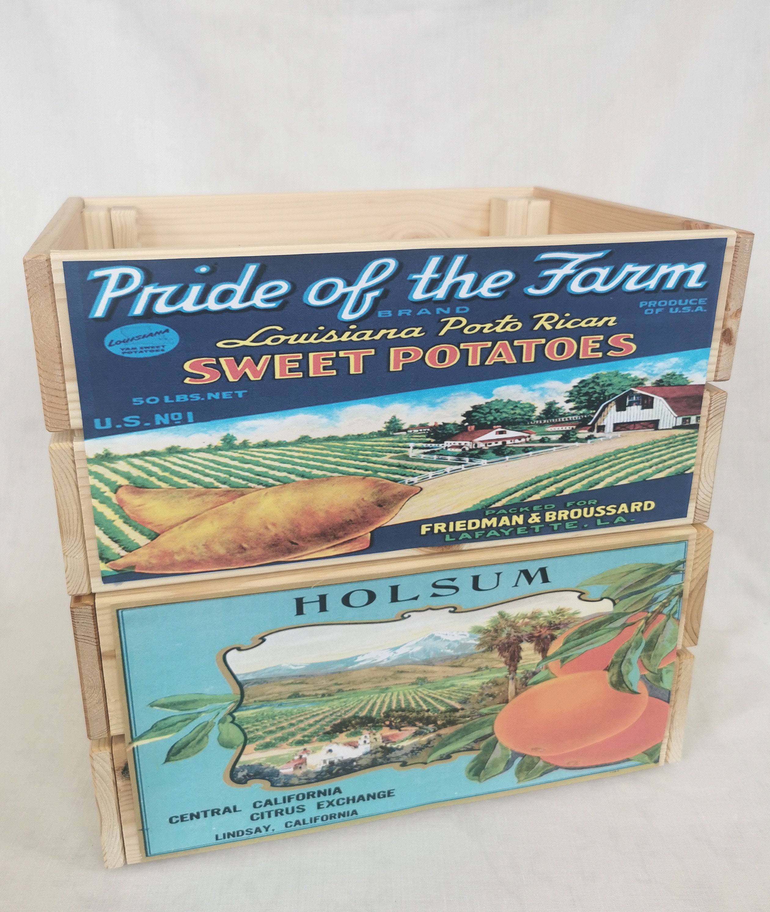 Retro Food Crate Labels, Vintage Fruit Labels, Wooden Crate Labels - Etsy