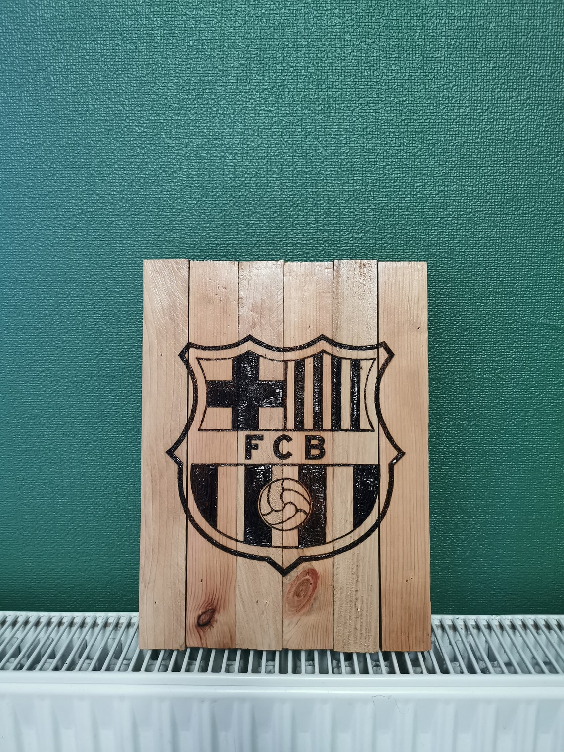 Barcelona FC, Wooden Wall Art, Football Fan Gift, Soccer Gift, Barca ...