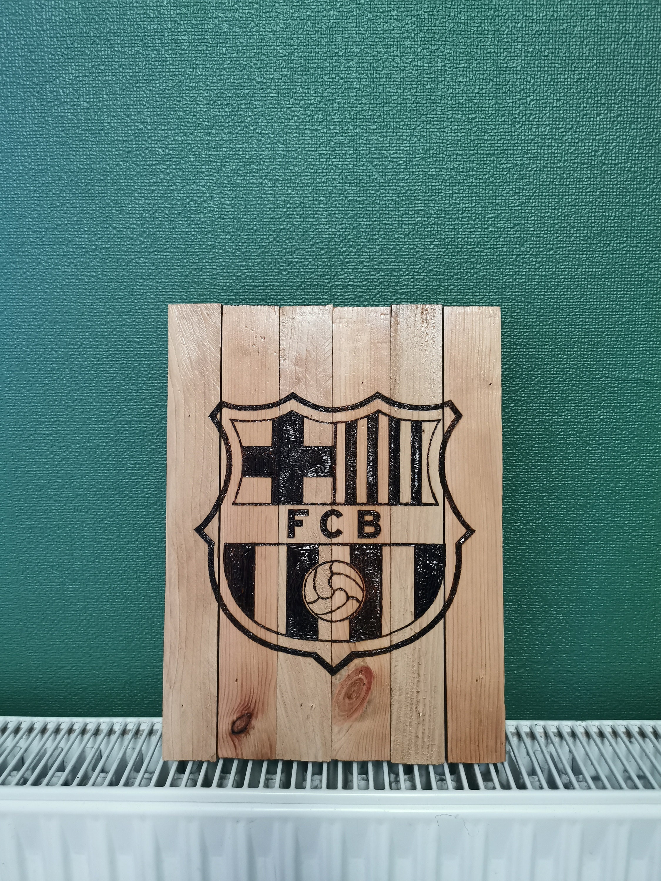 Barcelona FC, Wooden Wall Art, Football Fan Gift, Soccer Gift, Barca ...