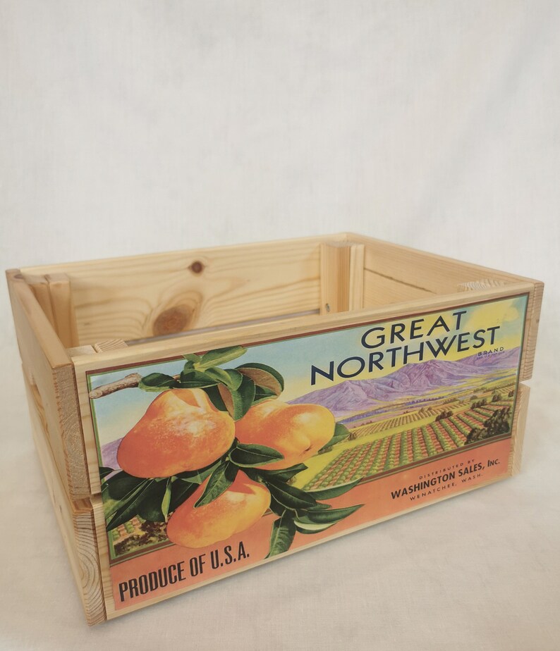 Retro Fruit Crate Labels Wooden Crate Labels Printable - Etsy