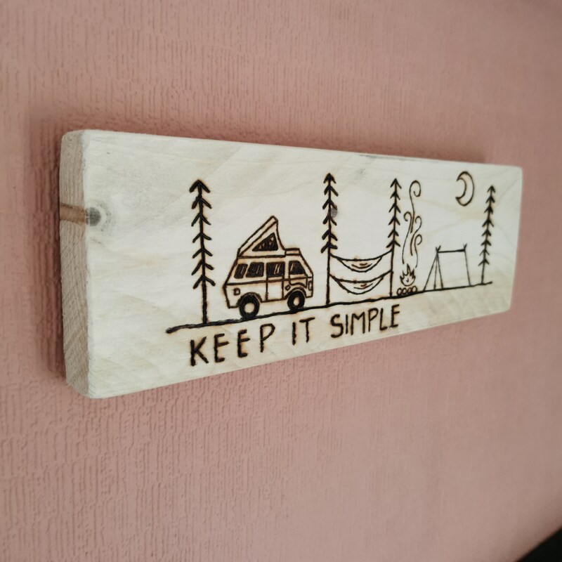 Pyrography Sign - Etsy