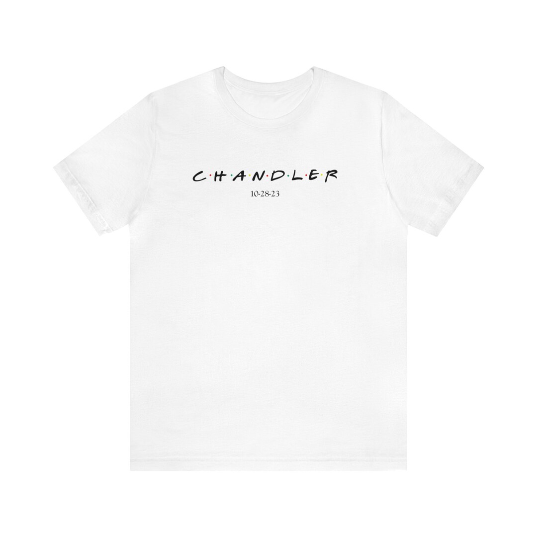 Chandler Bing Friends in Memory of Shirt Matthew Perry T-shirt - Etsy