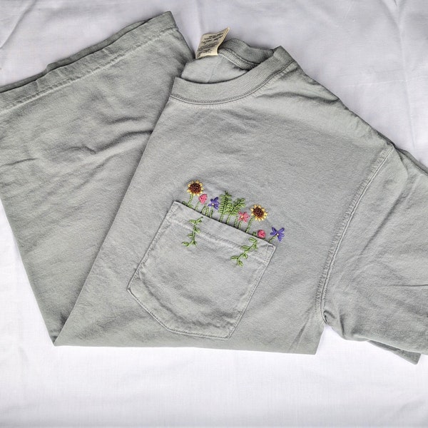Wildflower Pocket Shirt - Etsy