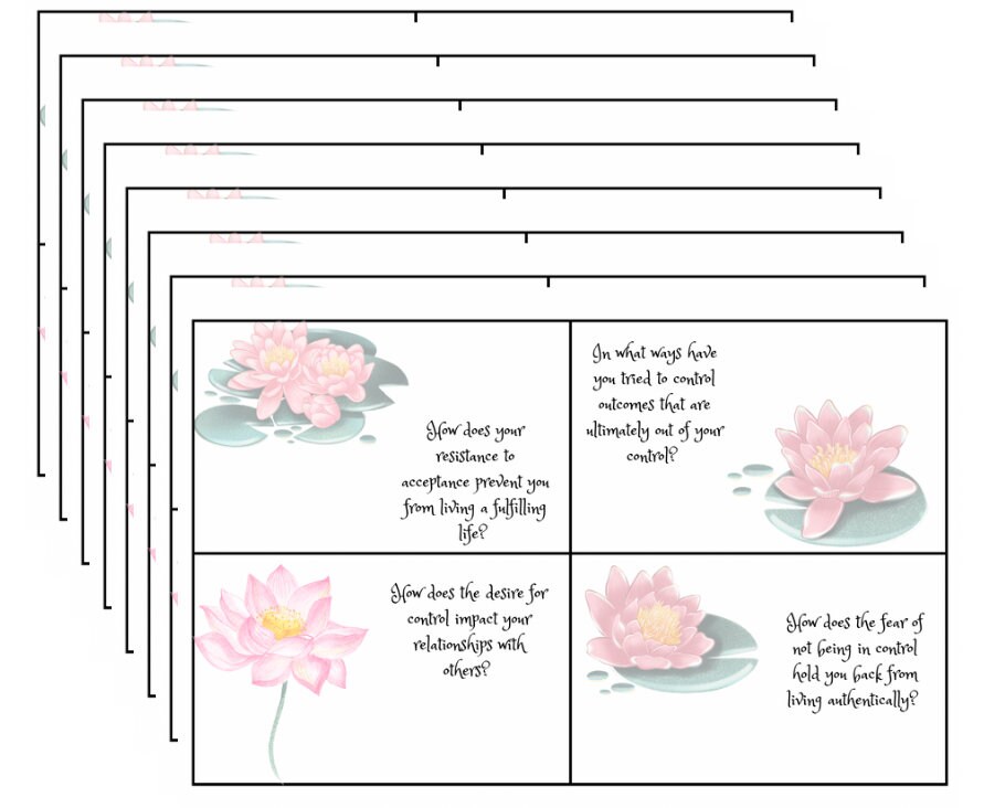 Radical Acceptance Flashcards for Journalling - Etsy