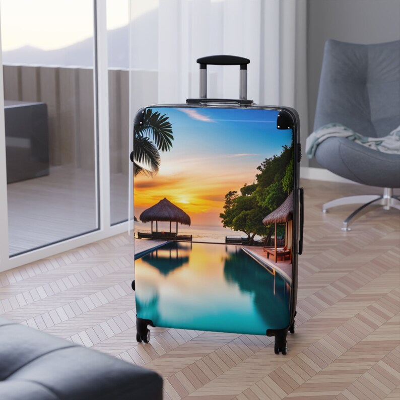 Unique Adventurer Wanderlust Luggage Palm Paradiseluggage: Your Gateway ...