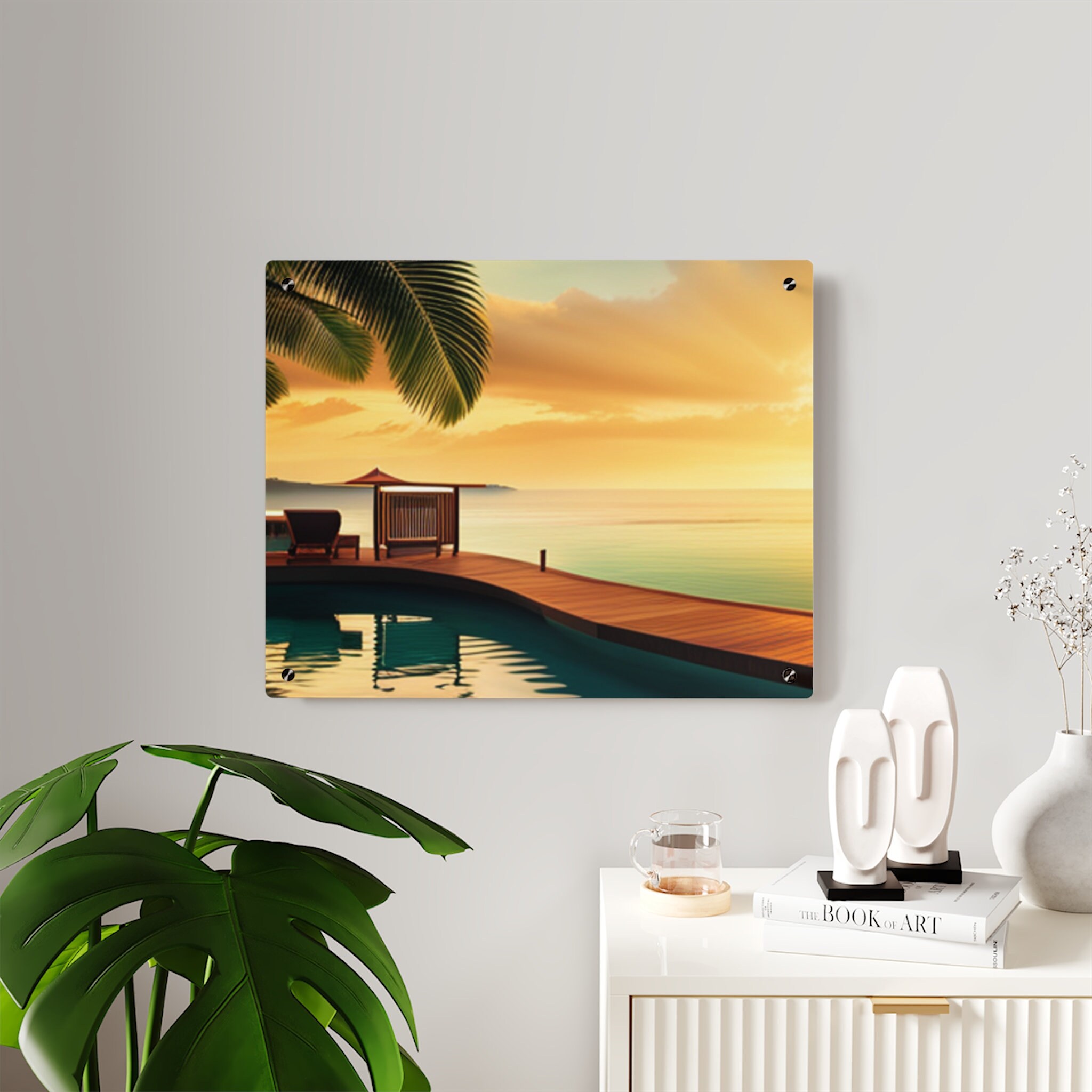 Exotic Escapade Acrylic Wall Art Panels: Transform Your Space Tropical ...