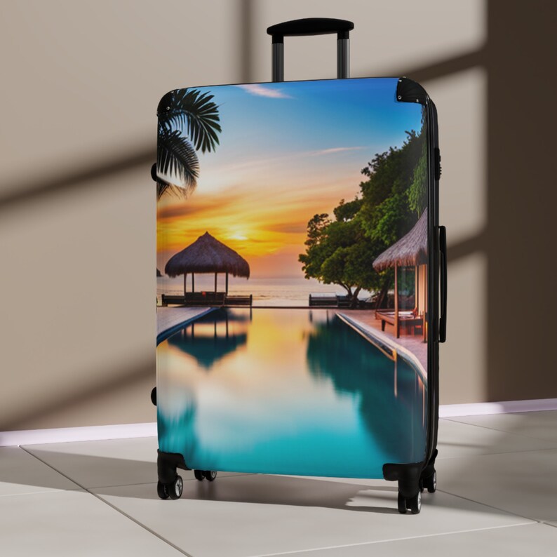 Unique Adventurer Wanderlust Luggage Palm Paradiseluggage: Your Gateway ...