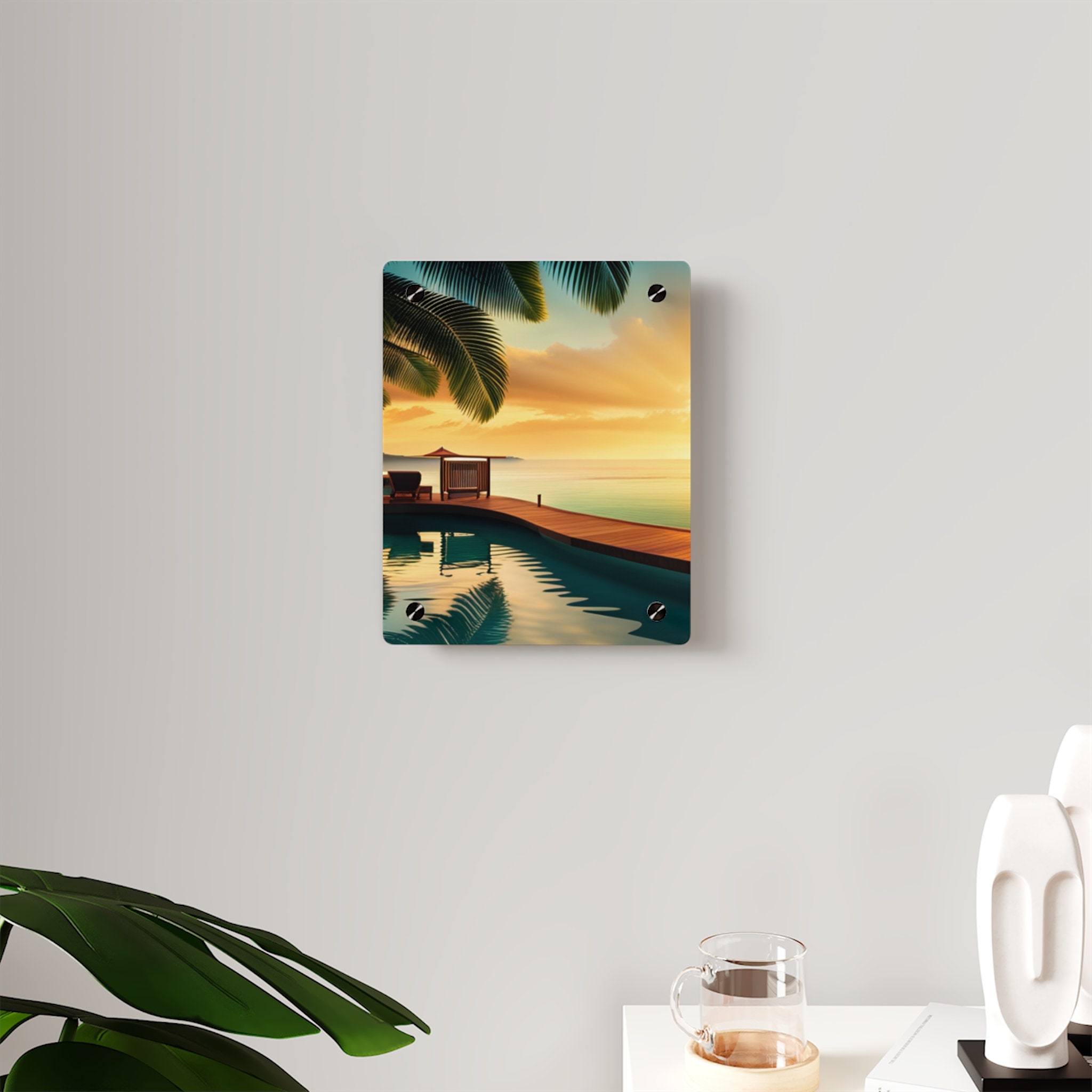 Exotic Escapade Acrylic Wall Art Panels: Transform Your Space Tropical ...