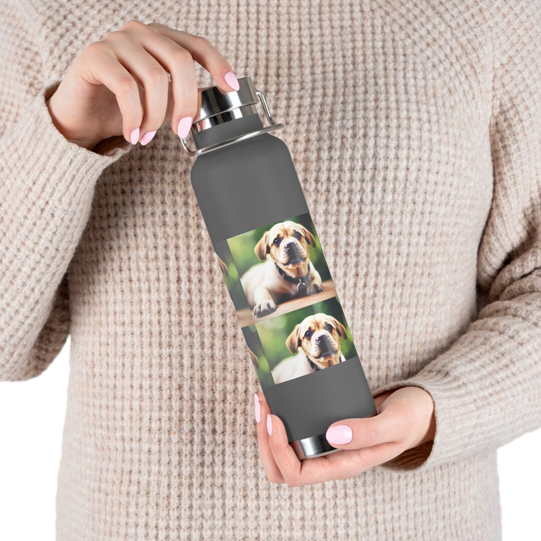 Pet-themed Furry Friend Copper Vacuum Insulated Bottle 22oz - Etsy