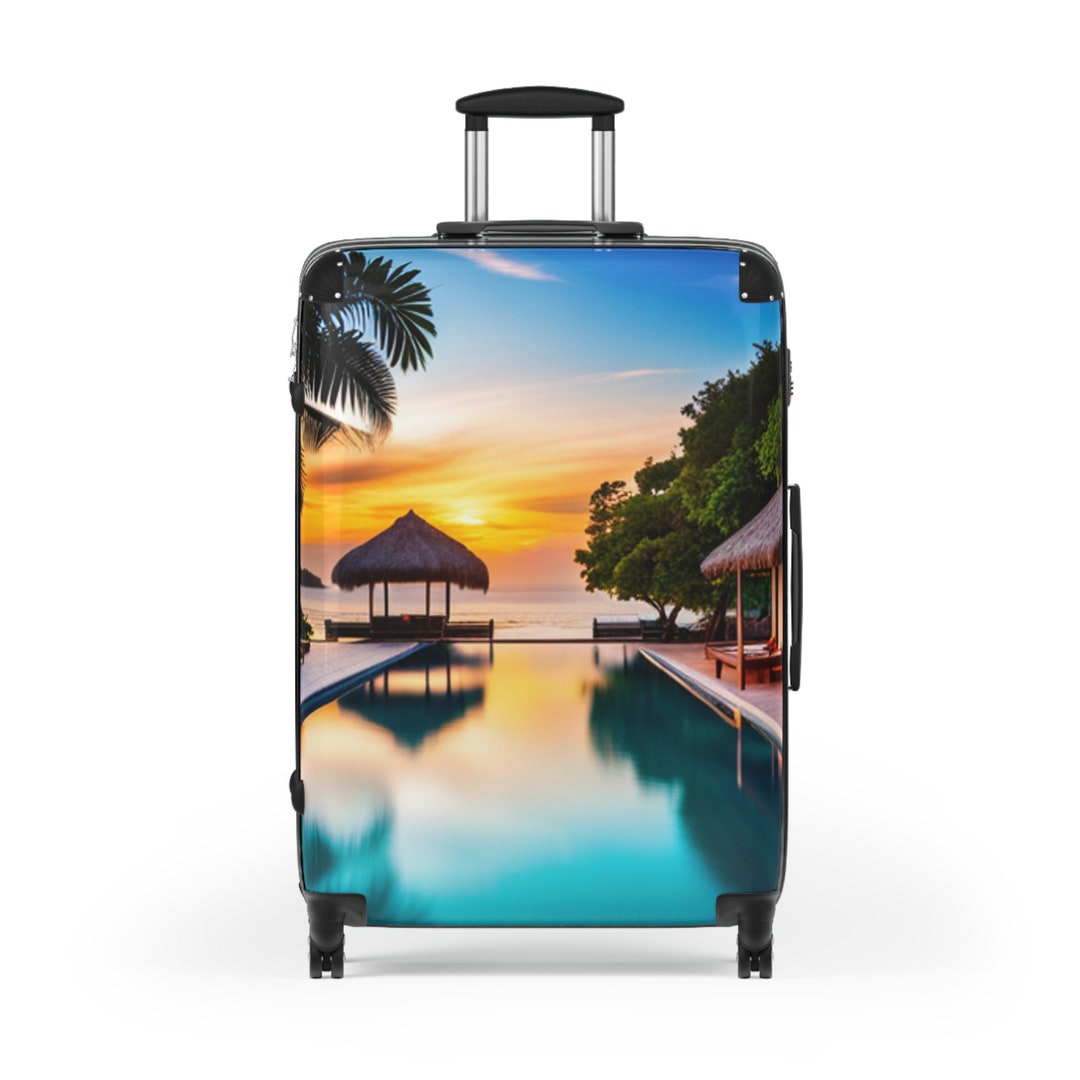 Unique Adventurer Wanderlust Luggage Palm Paradiseluggage: Your Gateway ...