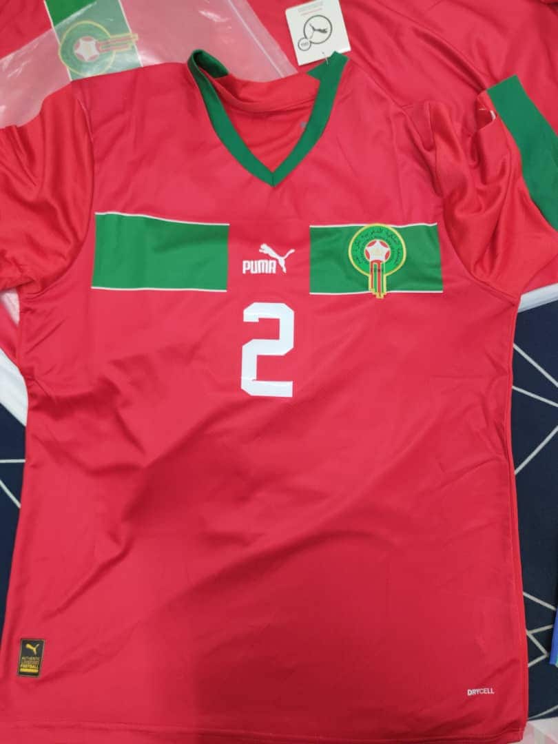 Morocco Football Shirt Jersey Top Kit 2022 World Cup Hakimi - Etsy ...