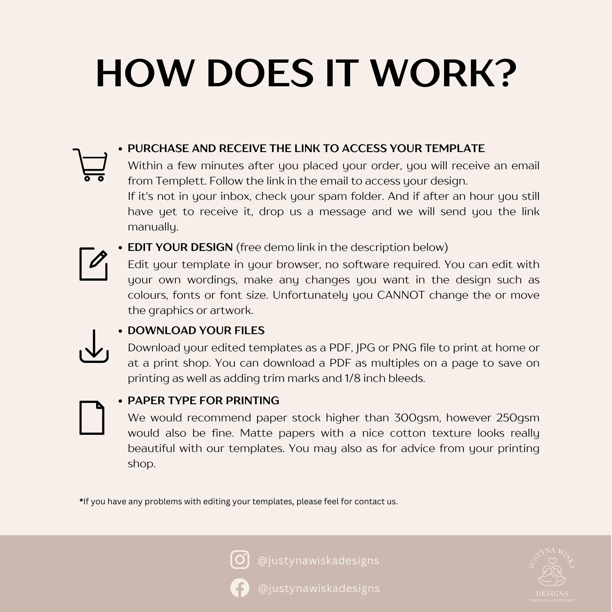 Wedding Menu Template, Minimalist Wedding Menu, Modern Wedding Menu ...