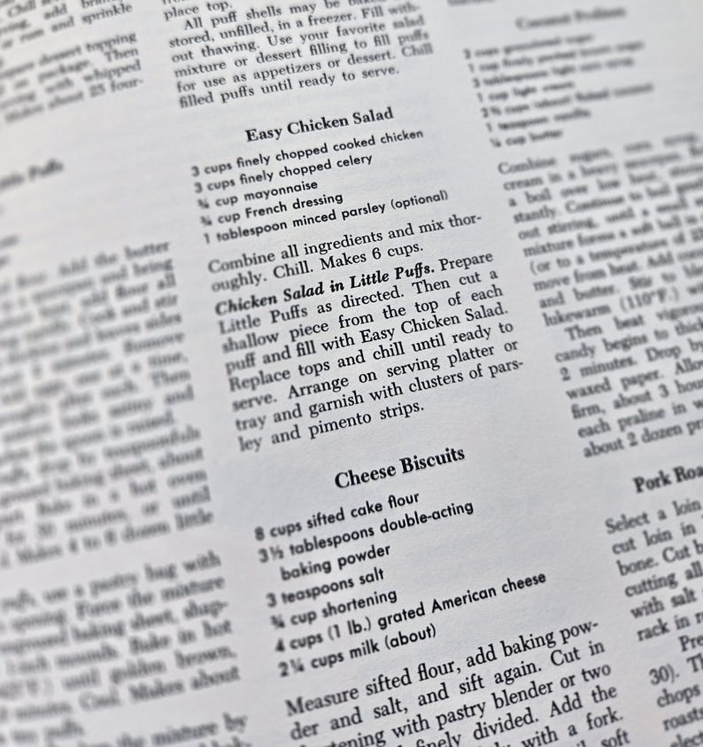 Vintage 1959 the General Foods Kitchens Cookbook - Etsy