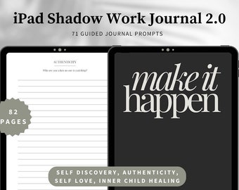 Shadow Work Digital Journal for Ipad, Daily Journal Prompts, Self Care ...