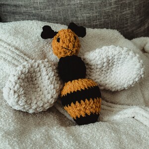 Crochet Leo the Bee PATTERN | Amigurumi Plushie | Crochet Snuggler ...