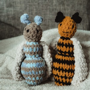 Crochet Leo the Bee PATTERN | Amigurumi Plushie | Crochet Snuggler ...