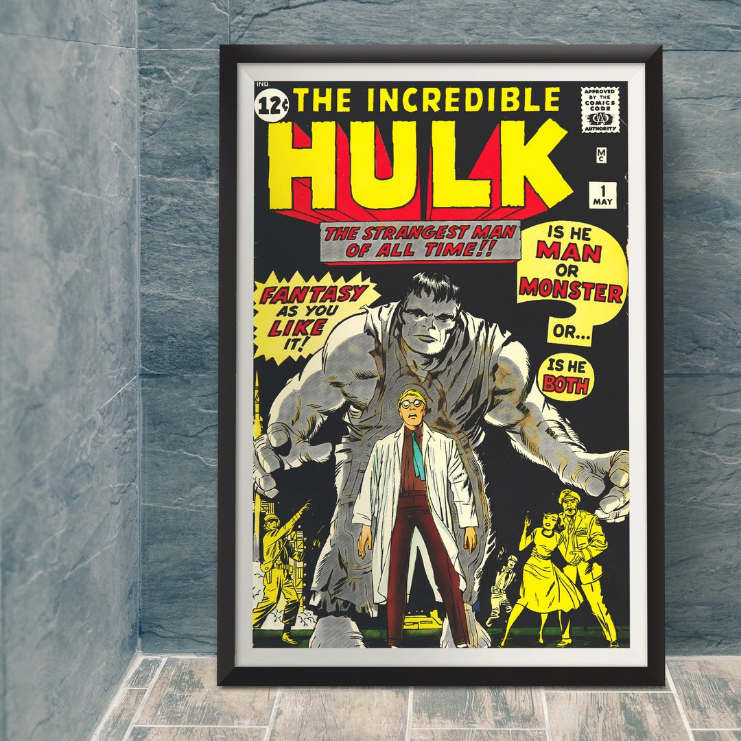 The Incredible Hulk 1 Marvel 1962 Origin and 1st Appearance - Etsy