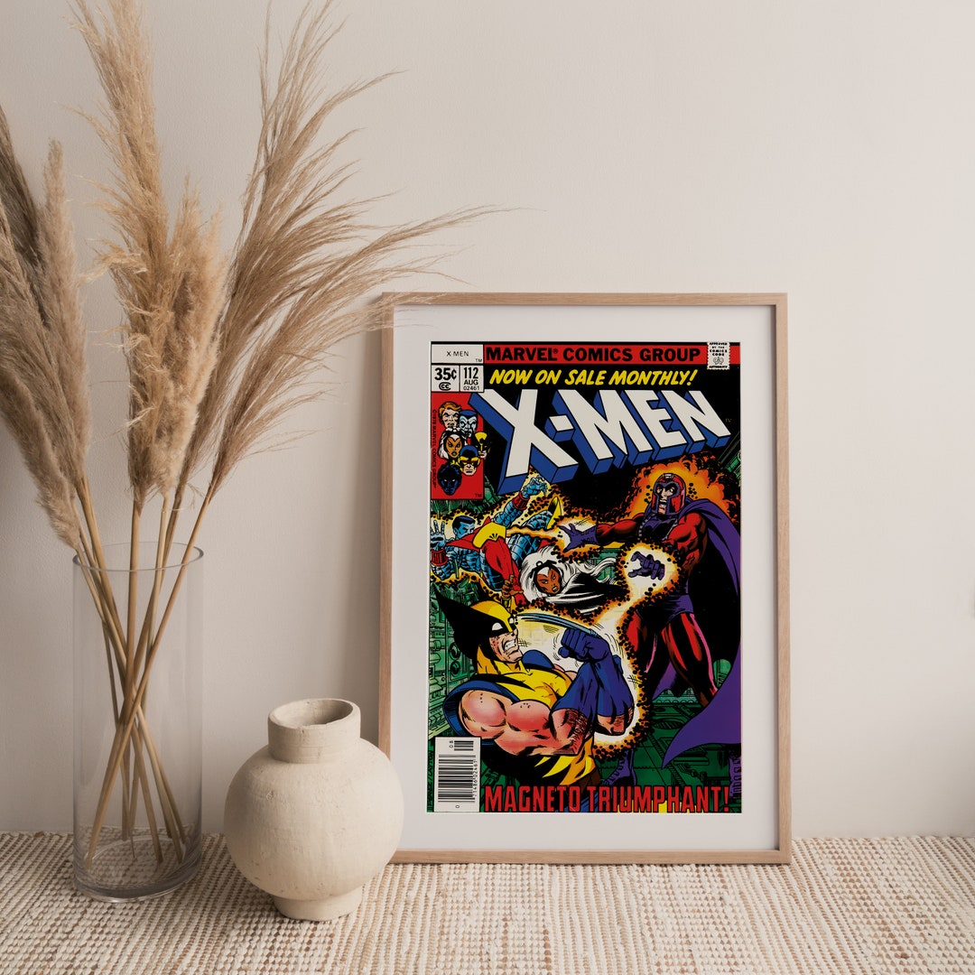 X-men 112 Marvel 1987 Magneto Appearance Comic Cover Art Collectable ...