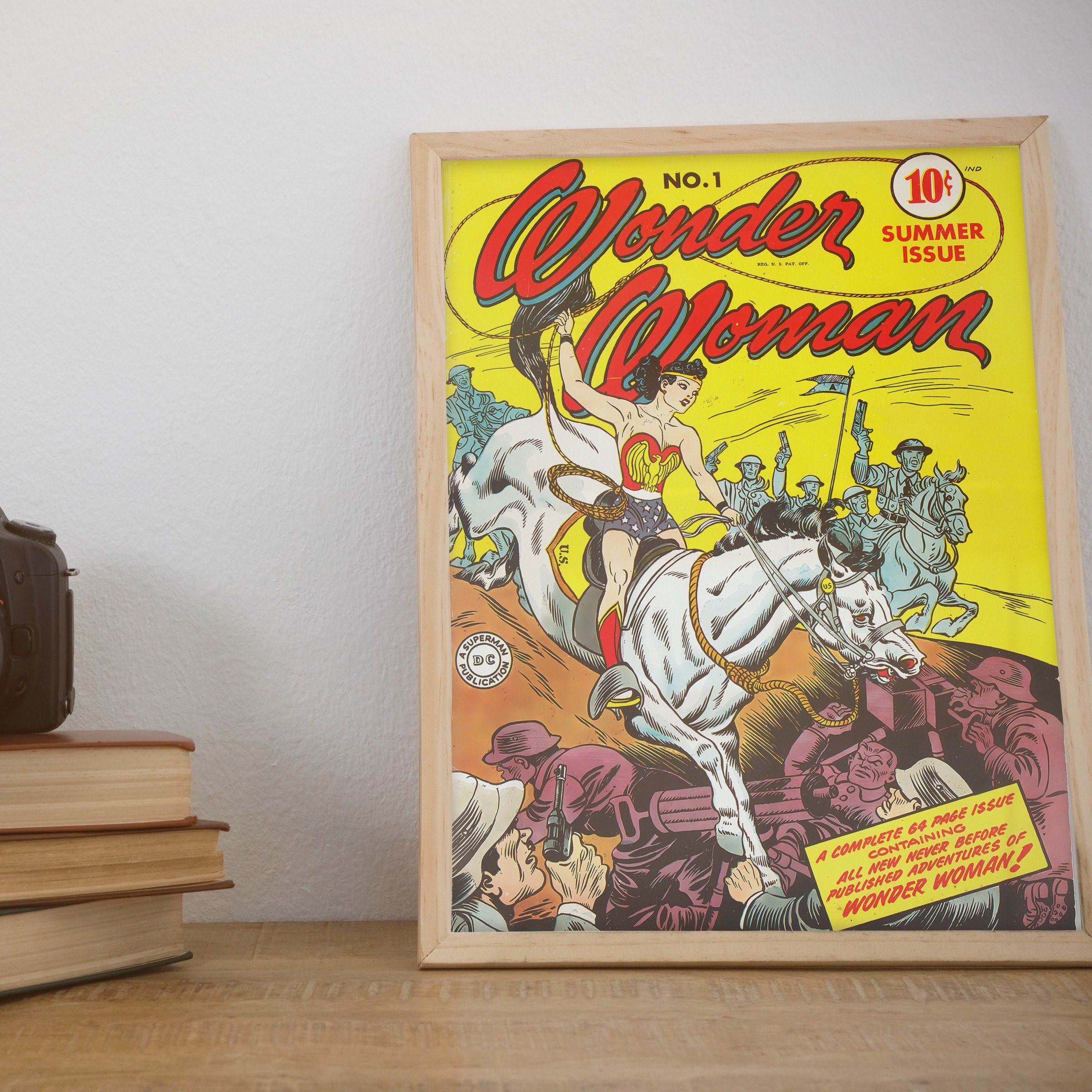 Wonder Woman 1 DC 1942 First Edition Origin of Wonder Woman Comic Cover ...