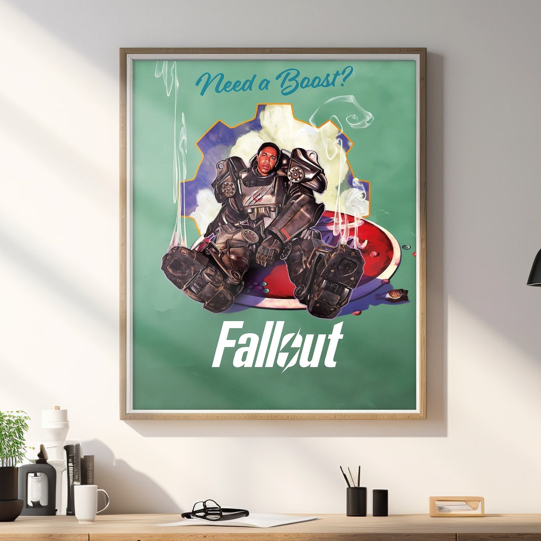 Fallout Need a Boost Prime Video Game Movie TV Show Poster Art ...