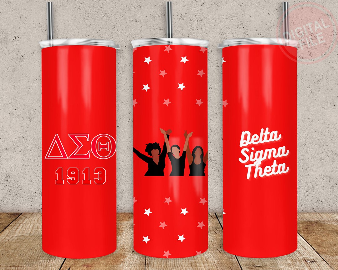 Delta Sigma Theta Nutrition Facts Tumbler Wrap, 20oz 30oz Skinny ...