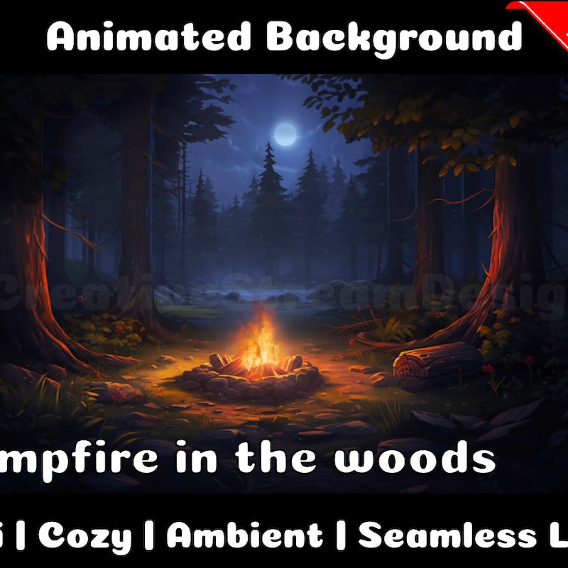 Twitch Animated Campfire - Etsy