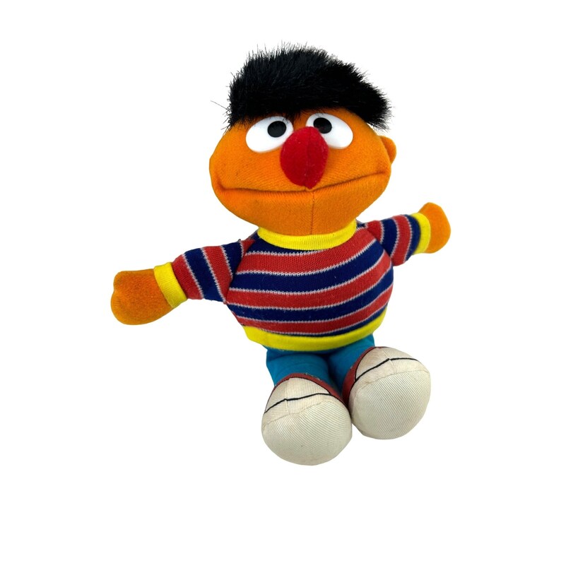 Ernie Sesame Street Plush Toy Vintage Applause 1990s Muppets Jim Henson ...
