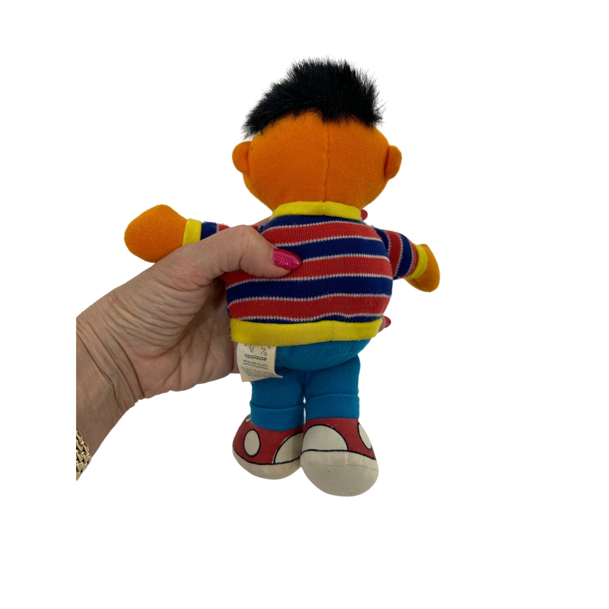 Ernie Sesame Street Plush Toy Vintage Applause 1990s Muppets Jim Henson ...