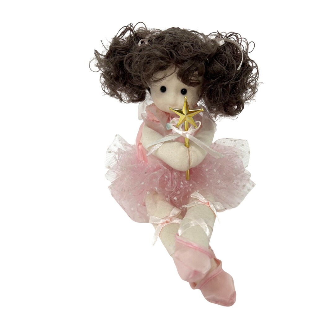 Berkeley Designs Ballerina Dancer Music Box Doll Cuddle Kidz Moves Head ...