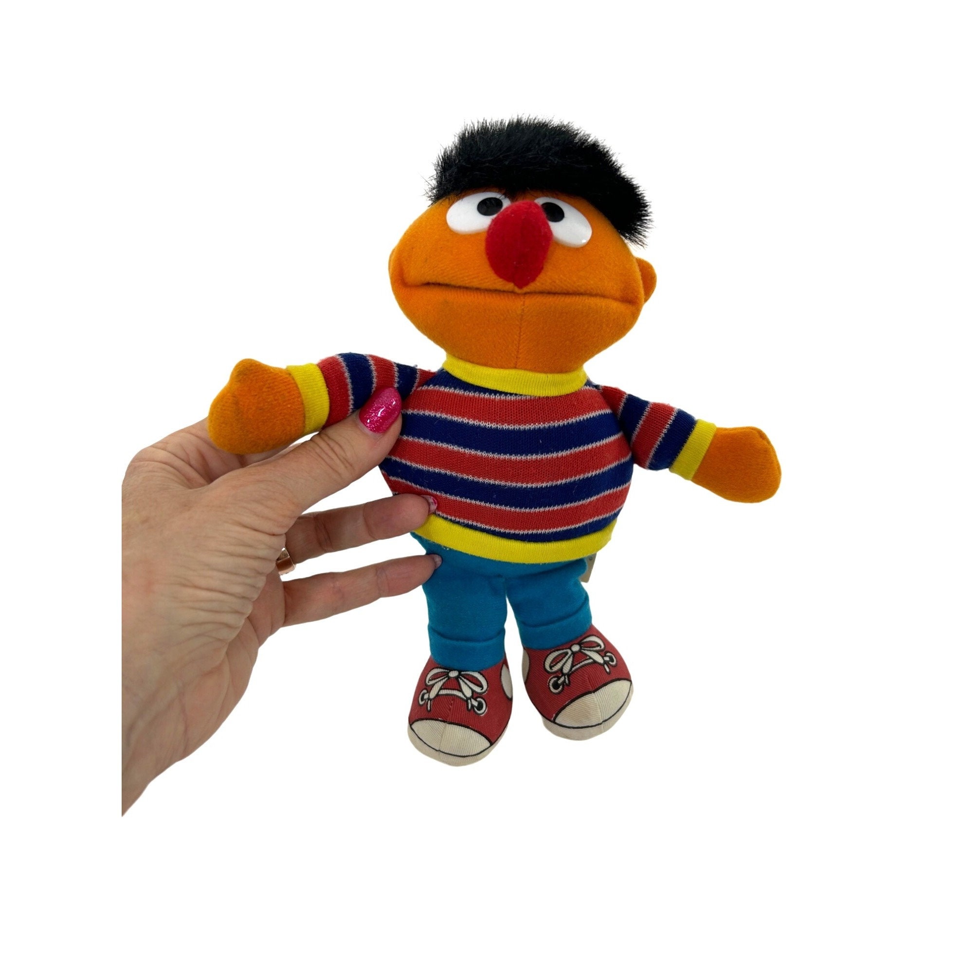 Ernie Sesame Street Plush Toy Vintage Applause 1990s Muppets Jim Henson ...