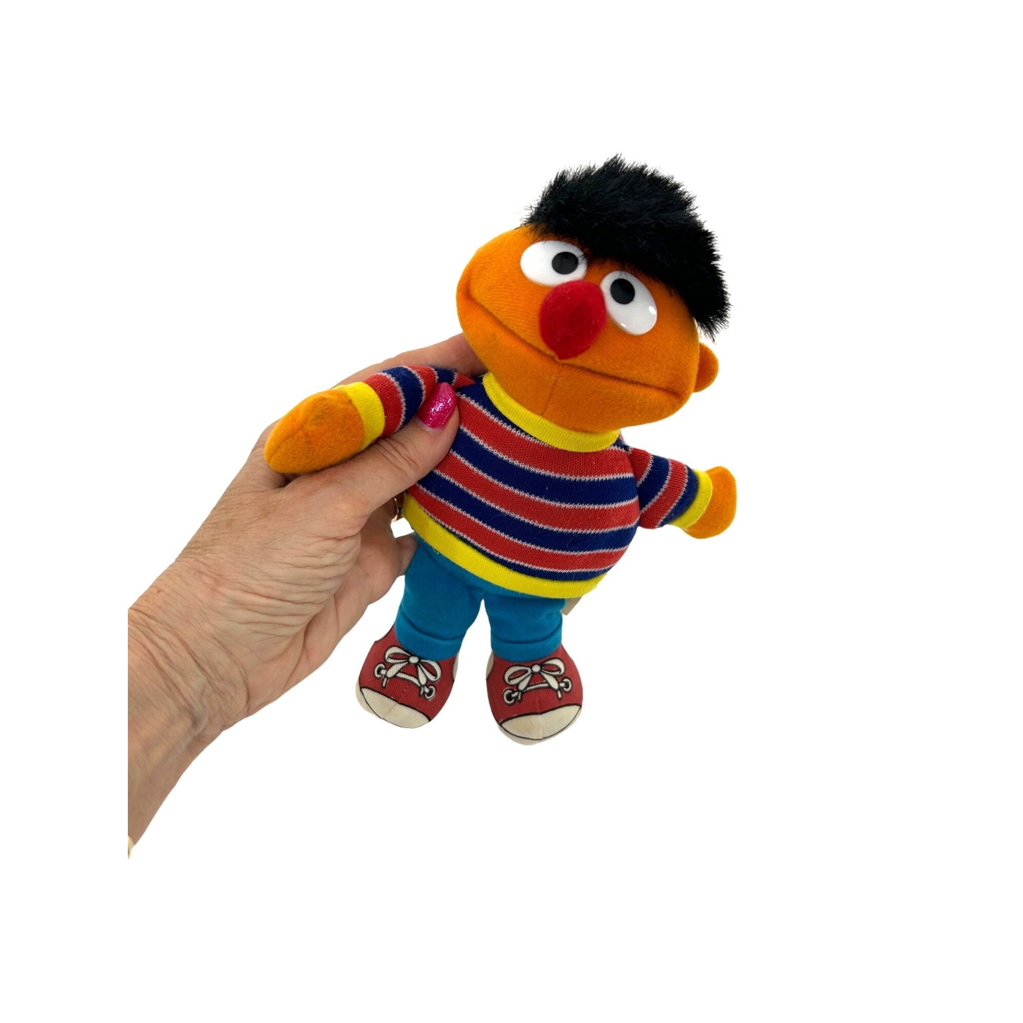 Ernie Sesame Street Plush Toy Vintage Applause 1990s Muppets Jim Henson ...