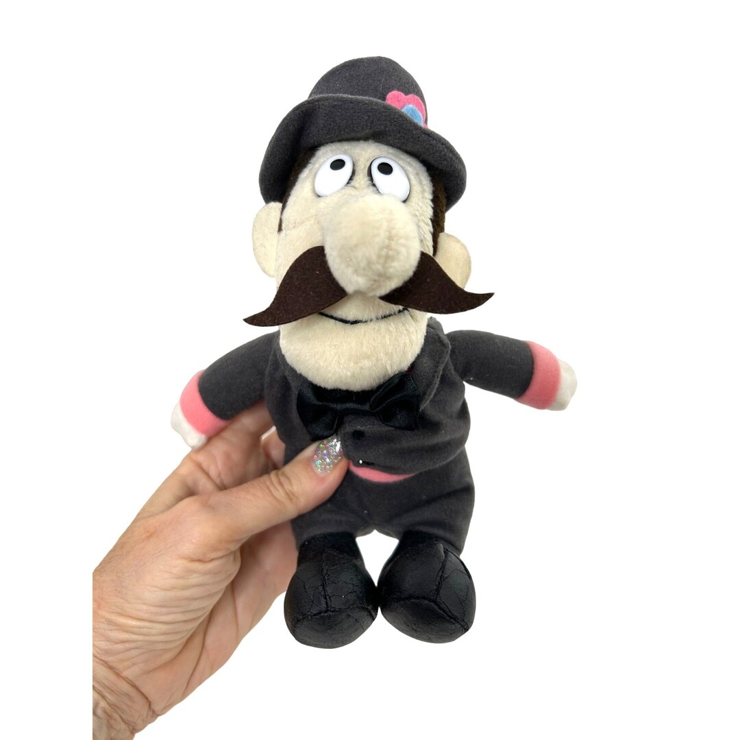 Professor Hinkle Plush Beanbag Toy Vtg 8.5 1999 Frosty Snowman Stuffins ...