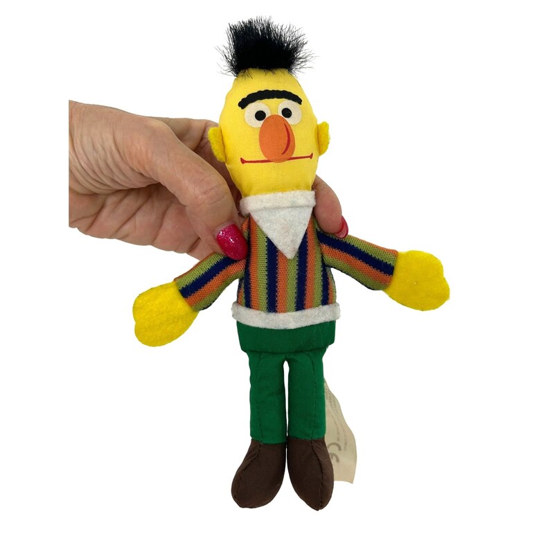 Mini Bert Sesame Street 8 Vintage 1990s Applause Jim Henson Muppets ...