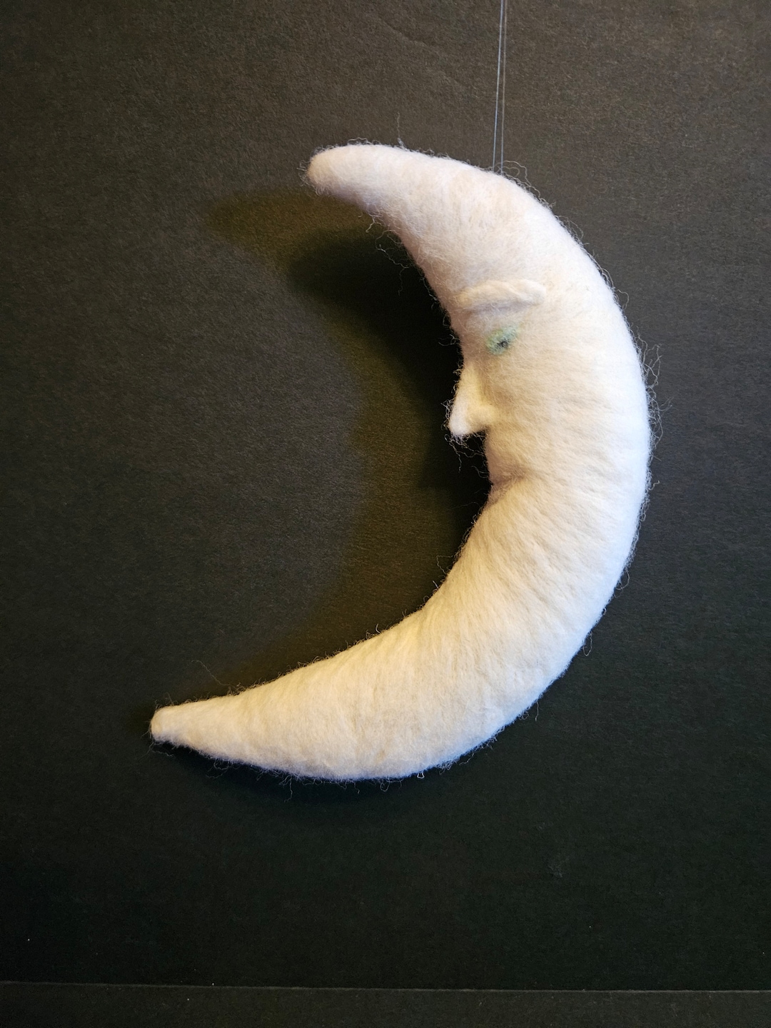 Needle Felted Crescent Moon. - Etsy