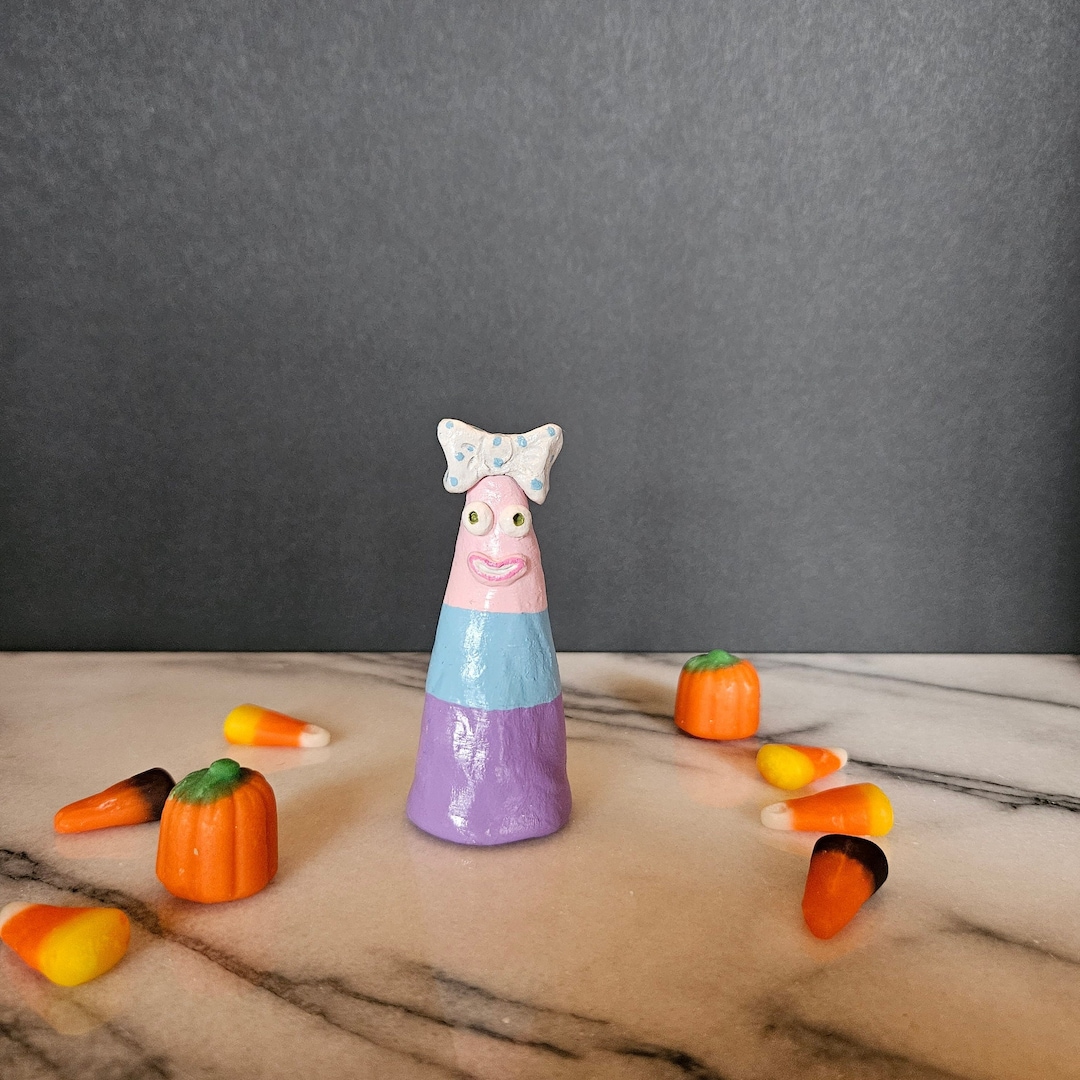 Pastel Clay Candy Corn Figurine Kandi Corn - Etsy