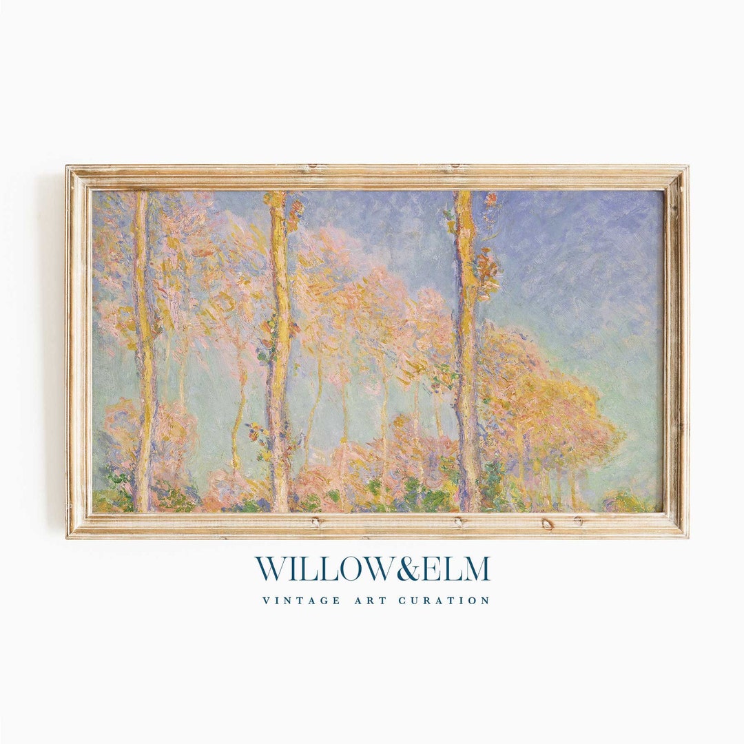 Samsung Frame TV Art Fall Frame Tv Art Autumn, Frame Tv Art Monet ...