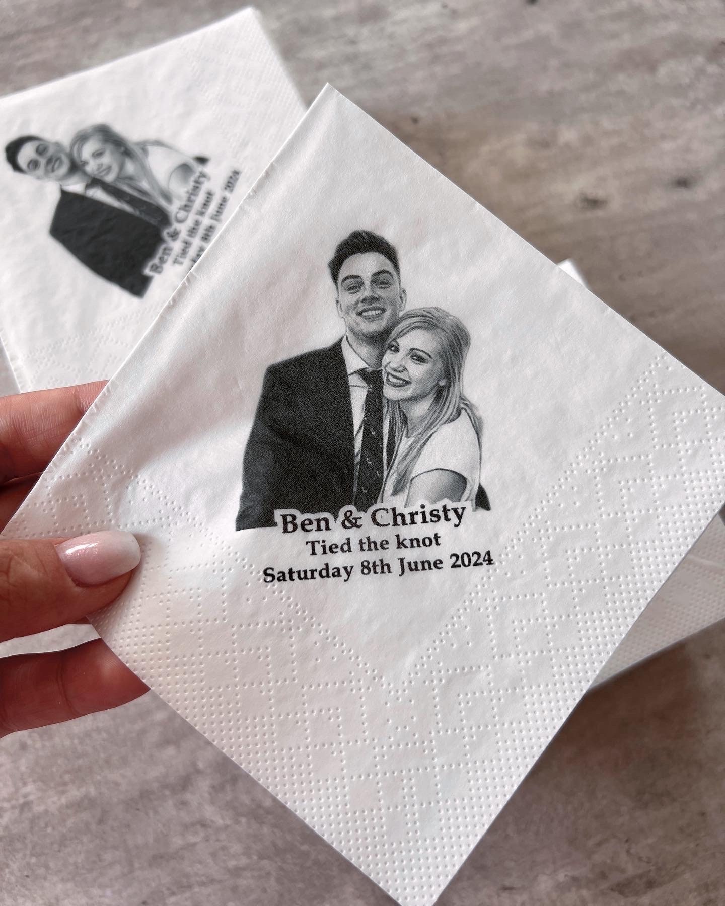 FUN Facts Napkins With Photo, Napkins, Full Color Cocktail Napkins ...