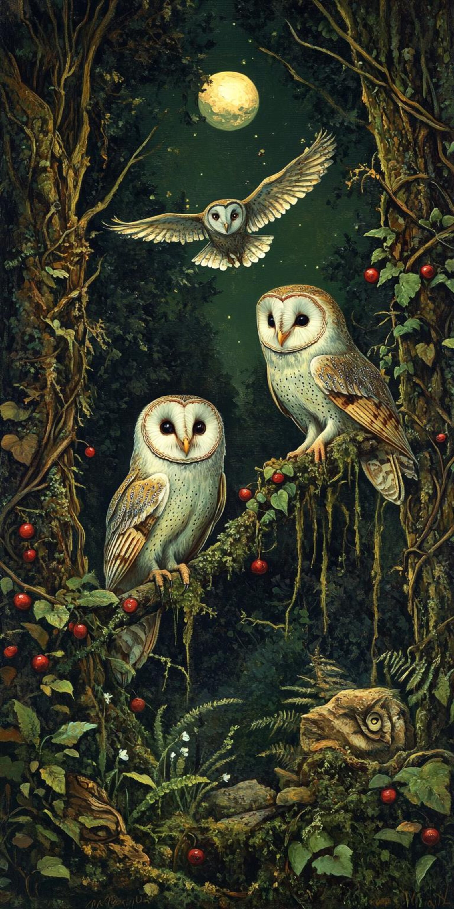 Three Barn Owls Cross Stitch Pattern. Instant PDF Download. 45,000 ...