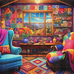 The Sewing Room Cross Stitch Pattern. Instant PDF Download. 64,500 ...