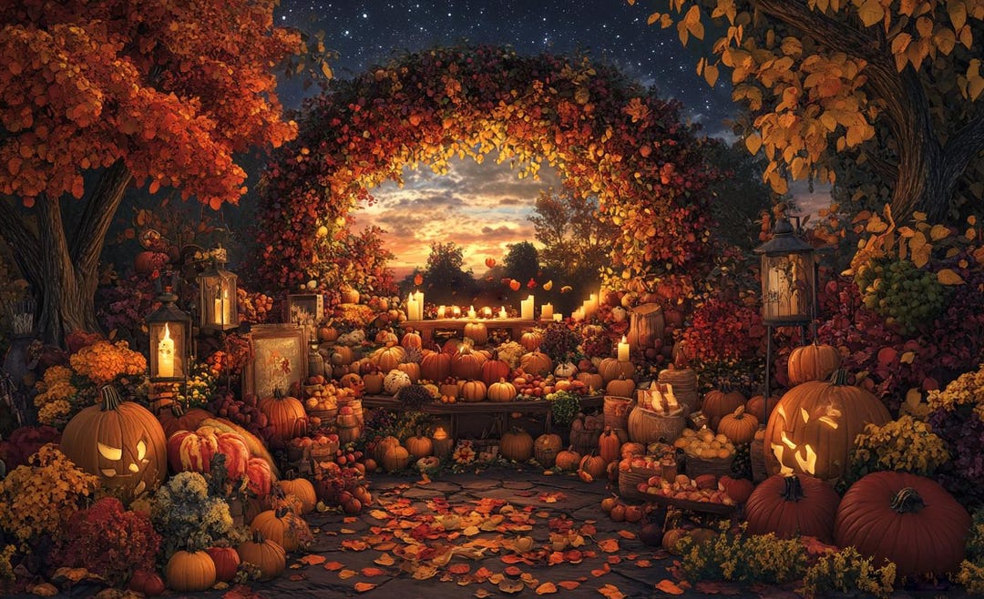 Fall Harvest Mabon Cross Stitch Pattern. Instant PDF Download. 54,900 ...