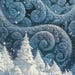 Fractal Snow Hare Cross Stitch Pattern. Instant PDF Download. 60k ...