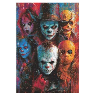 Horror Movie Cross Stitch Pattern - PDF Download - 60,000 Stitches ...